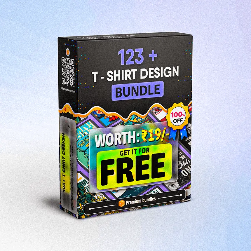 123+ T-Shirt Design Bundle #FREE | Premium Bundles
